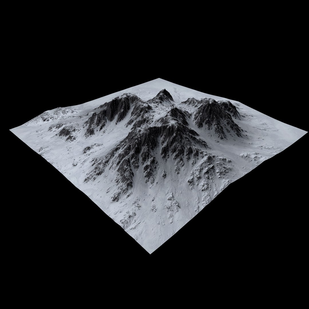3D Maps Mountain Terrain - TurboSquid 1360974