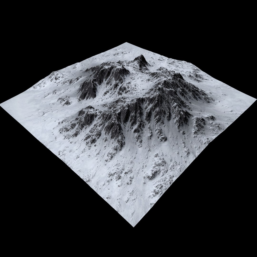 3D Maps Mountain Terrain - TurboSquid 1360974