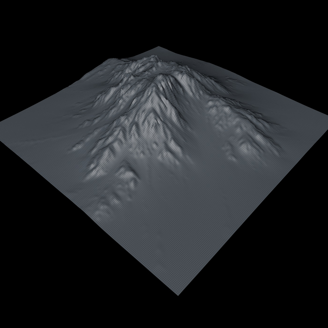 3D maps mountain terrain - TurboSquid 1360974