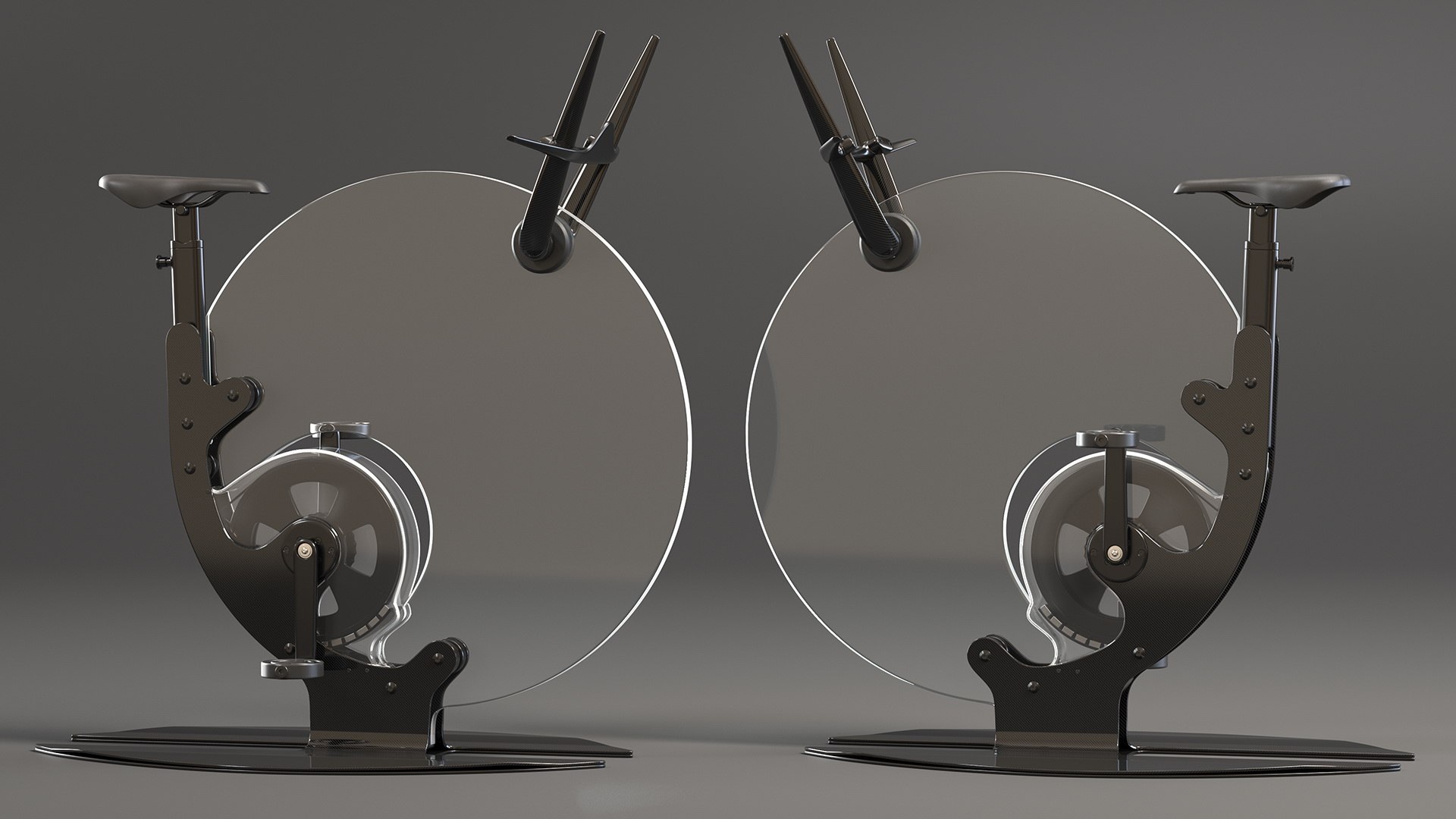 Futuristic Unicycle Exercise Bike Ciclotte Rigged 3D - TurboSquid 1985512