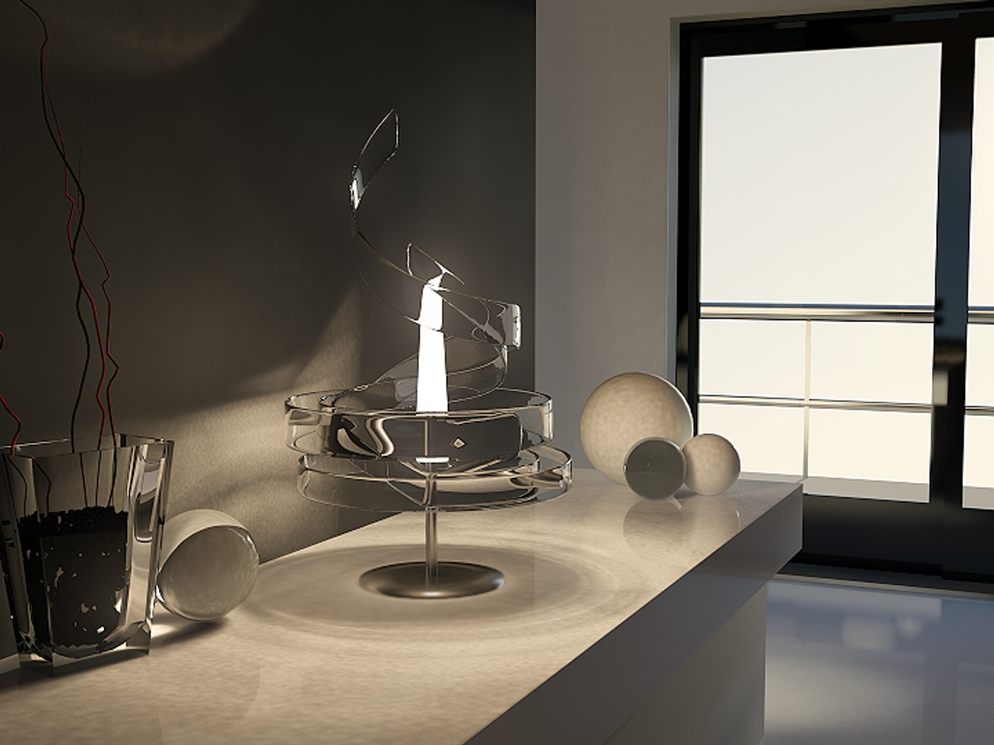 3d model helix lighter