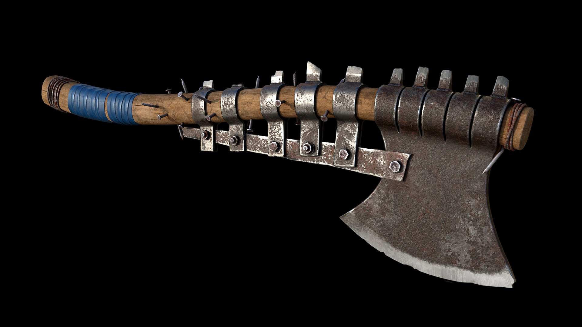 3D Model Apocalypse Axe - TurboSquid 2134149