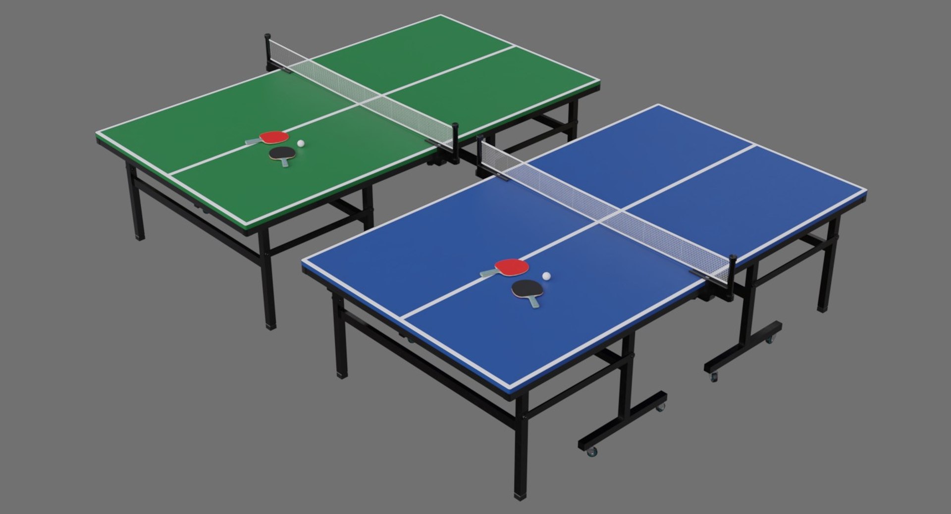 Ping Pong Table 2a 3D Model - TurboSquid 1254596