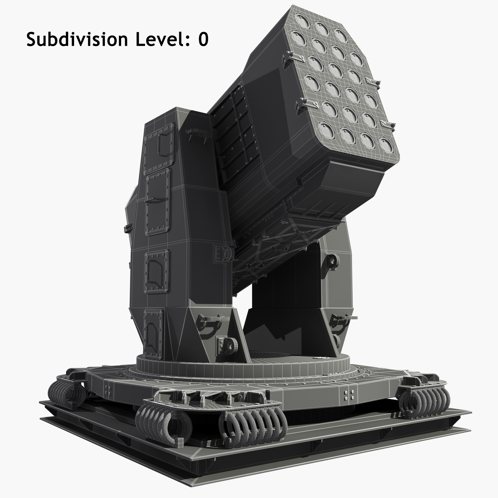 airframe missile launcher 3d max