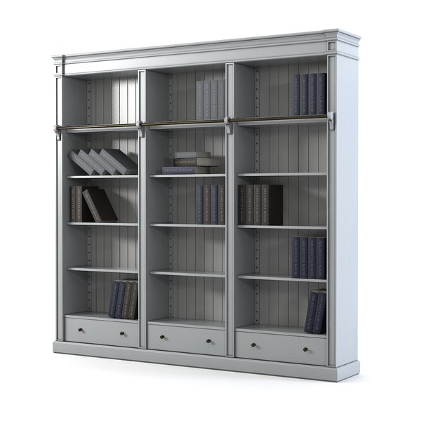 Bookcase 3D Models for Download | TurboSquid