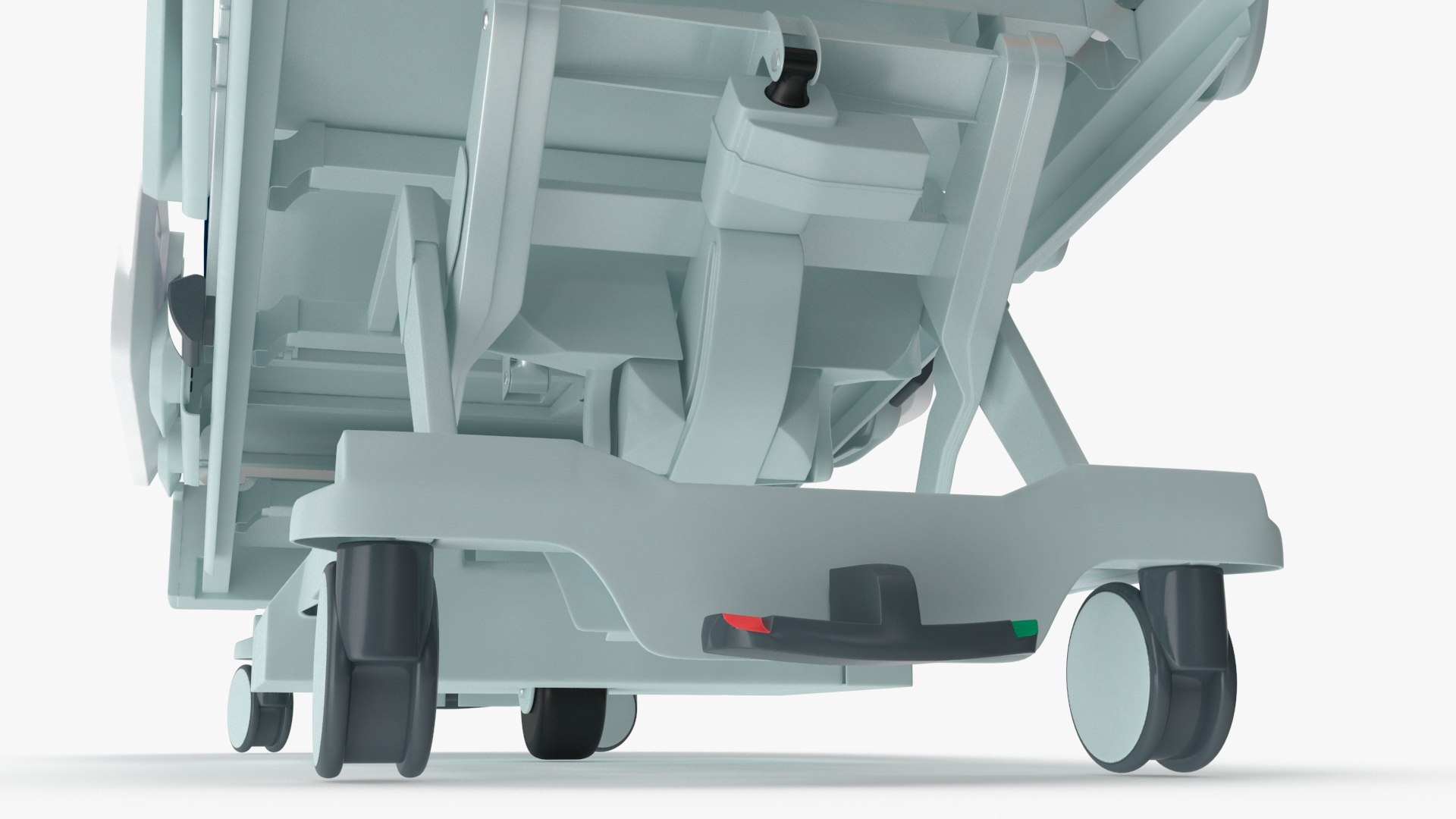 3D Stryker Procuity ZM Smart Hospital Bed Rigged For Cinema 4D ...