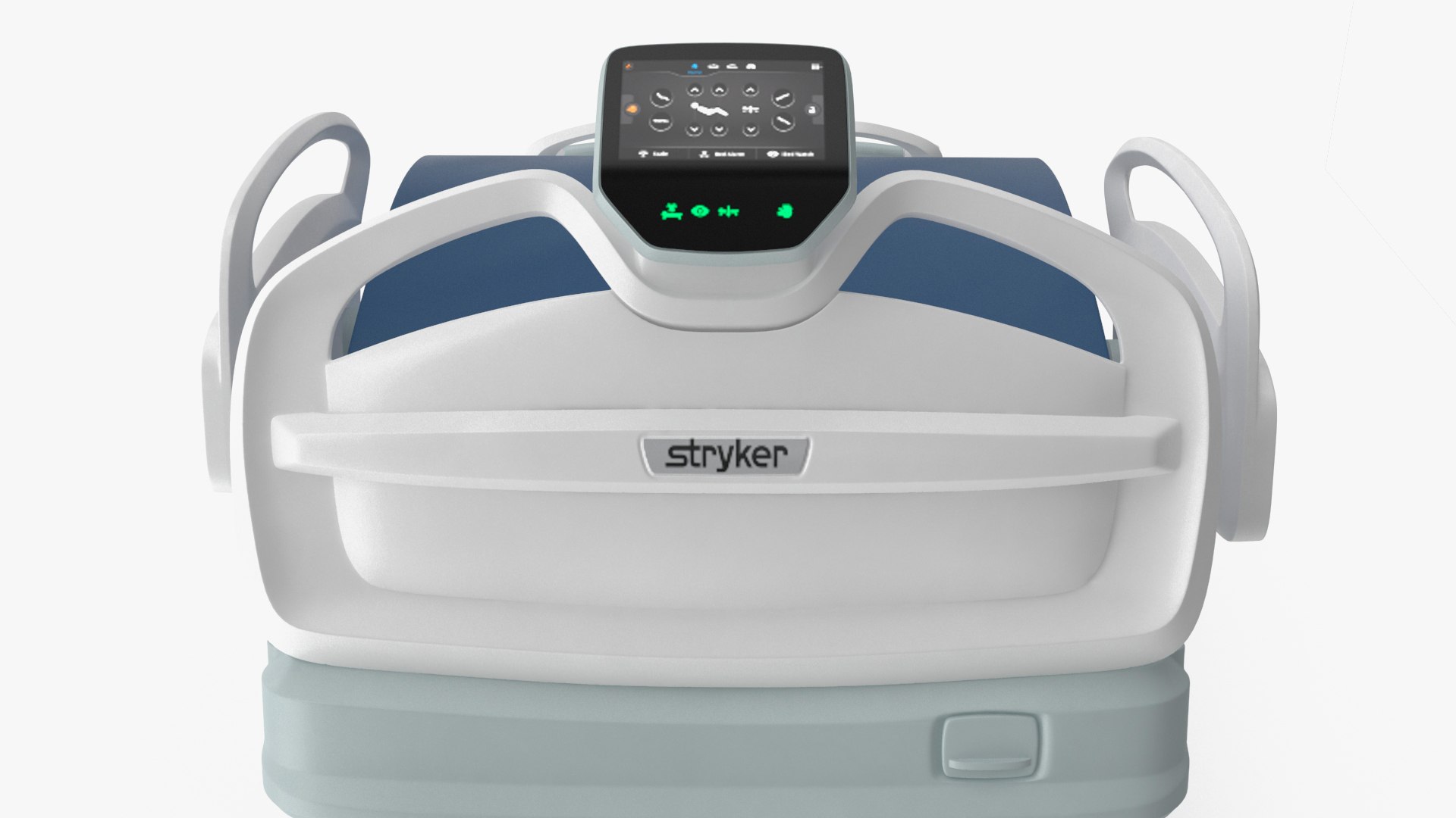3D Stryker Procuity ZM Smart Hospital Bed Rigged For Cinema 4D ...