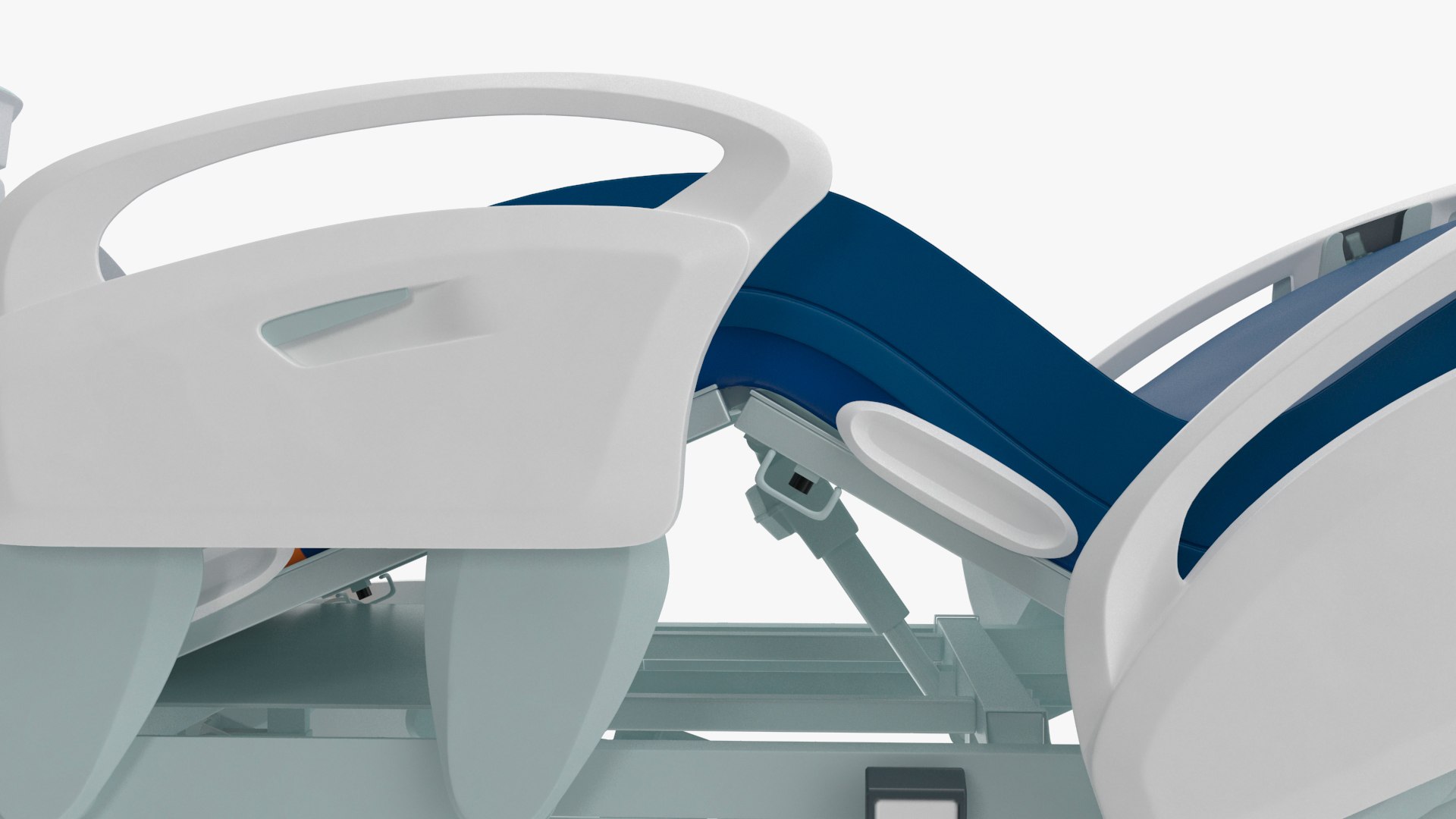 3D Stryker Procuity ZM Smart Hospital Bed Rigged For Cinema 4D ...