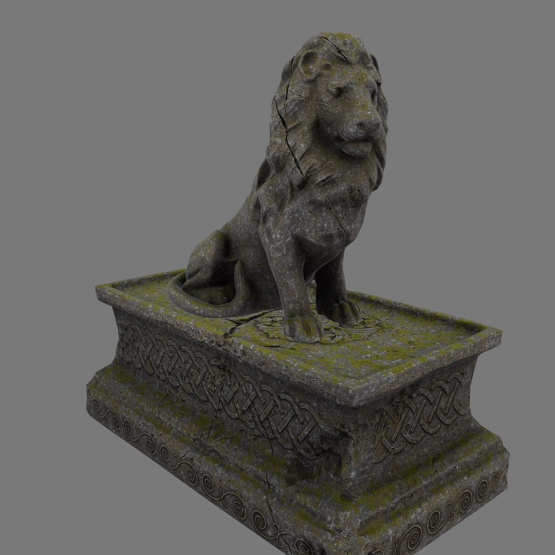 3D Lion Base Model - TurboSquid 1195681