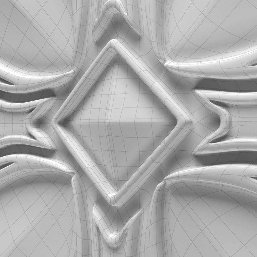 3D Tin Ceiling Tile Model - TurboSquid 1466249