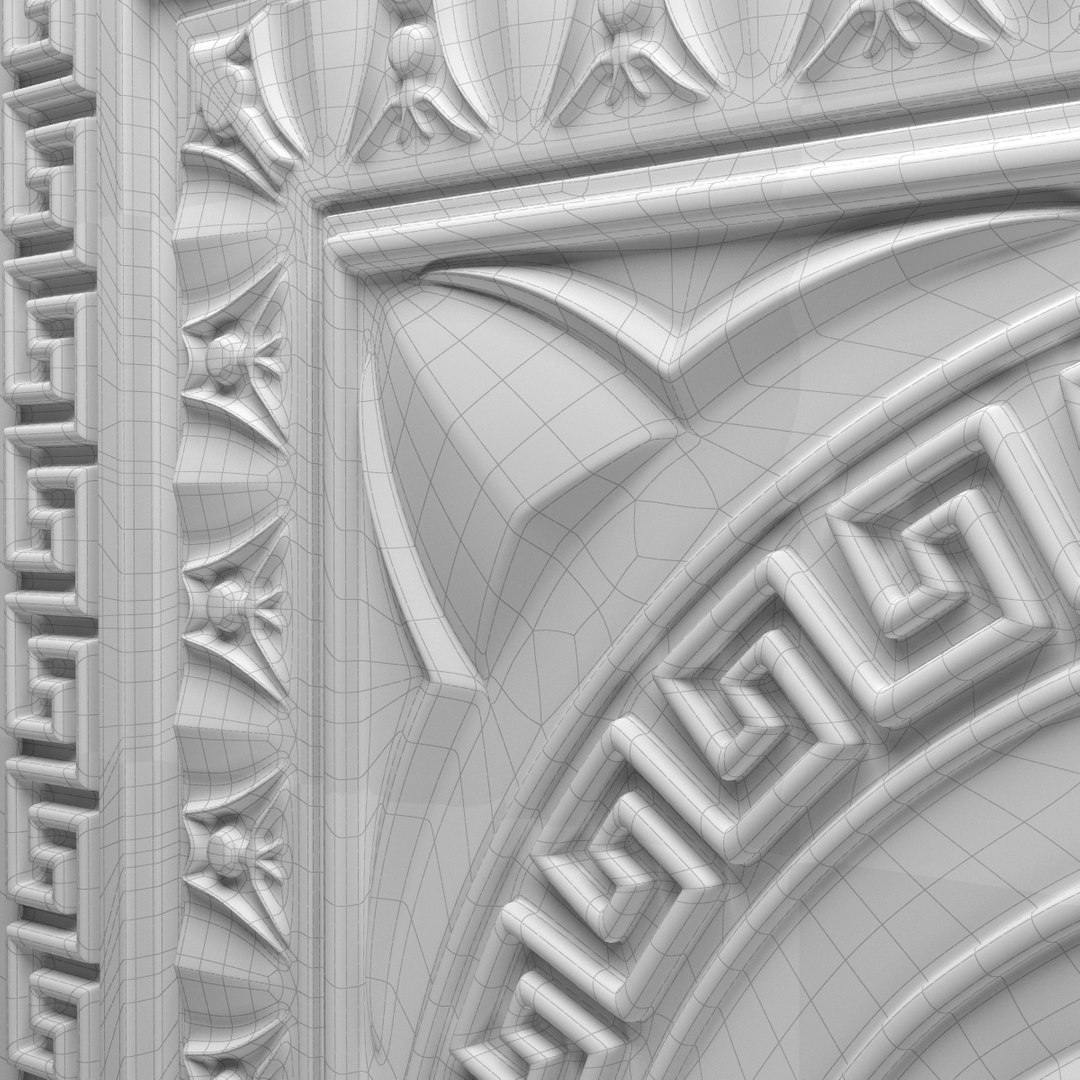 3D Tin Ceiling Tile Model - TurboSquid 1466249