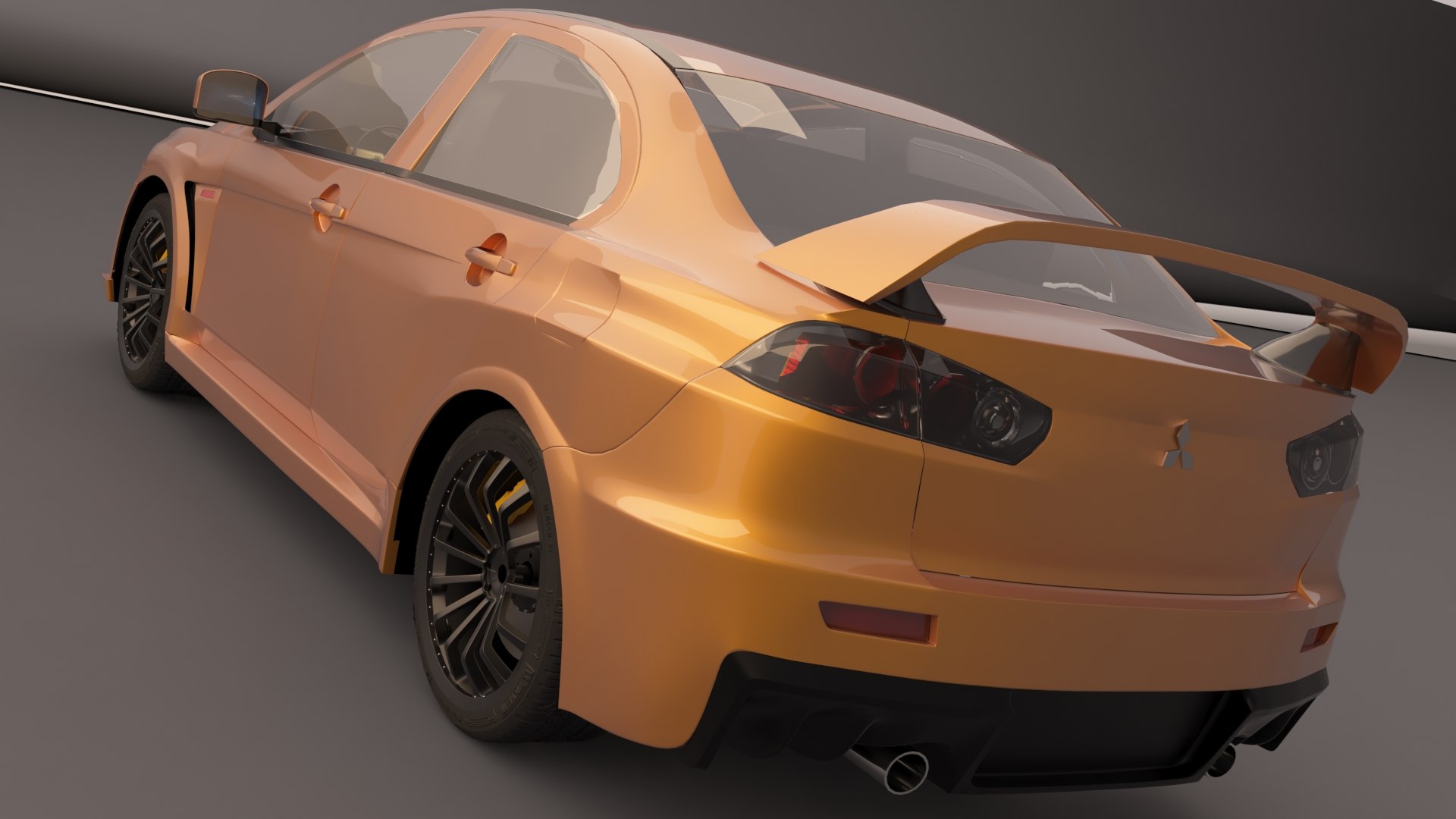Mitsubishi Lancer Evo 3D Model - TurboSquid 1205150