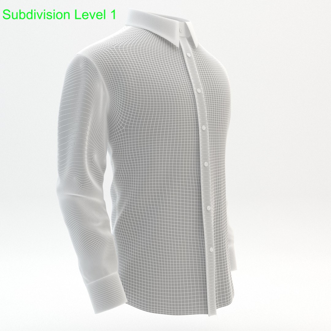 3d model shirts set