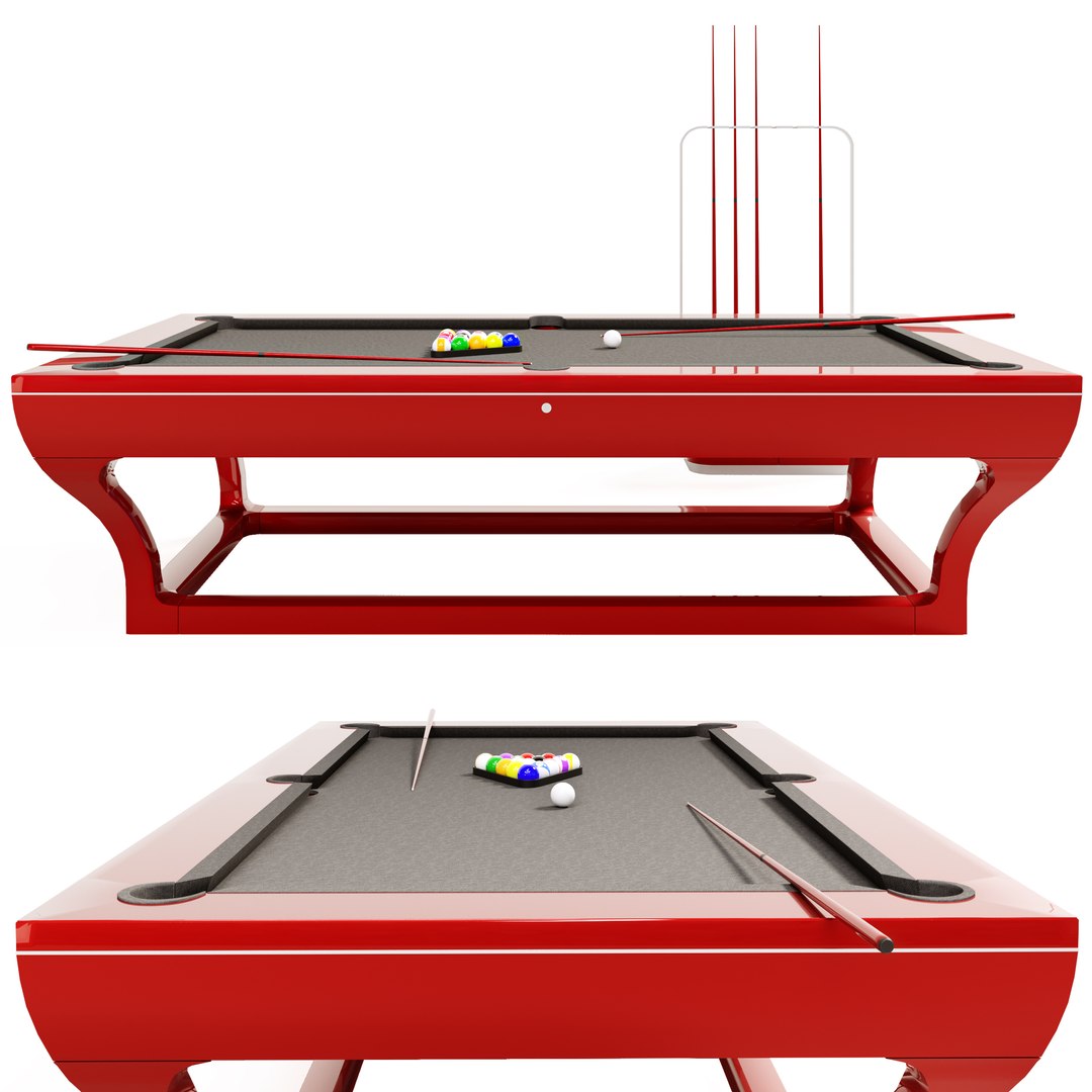 3D Model Billiard Table RACE By Hermelin Biliardi - TurboSquid 2208350