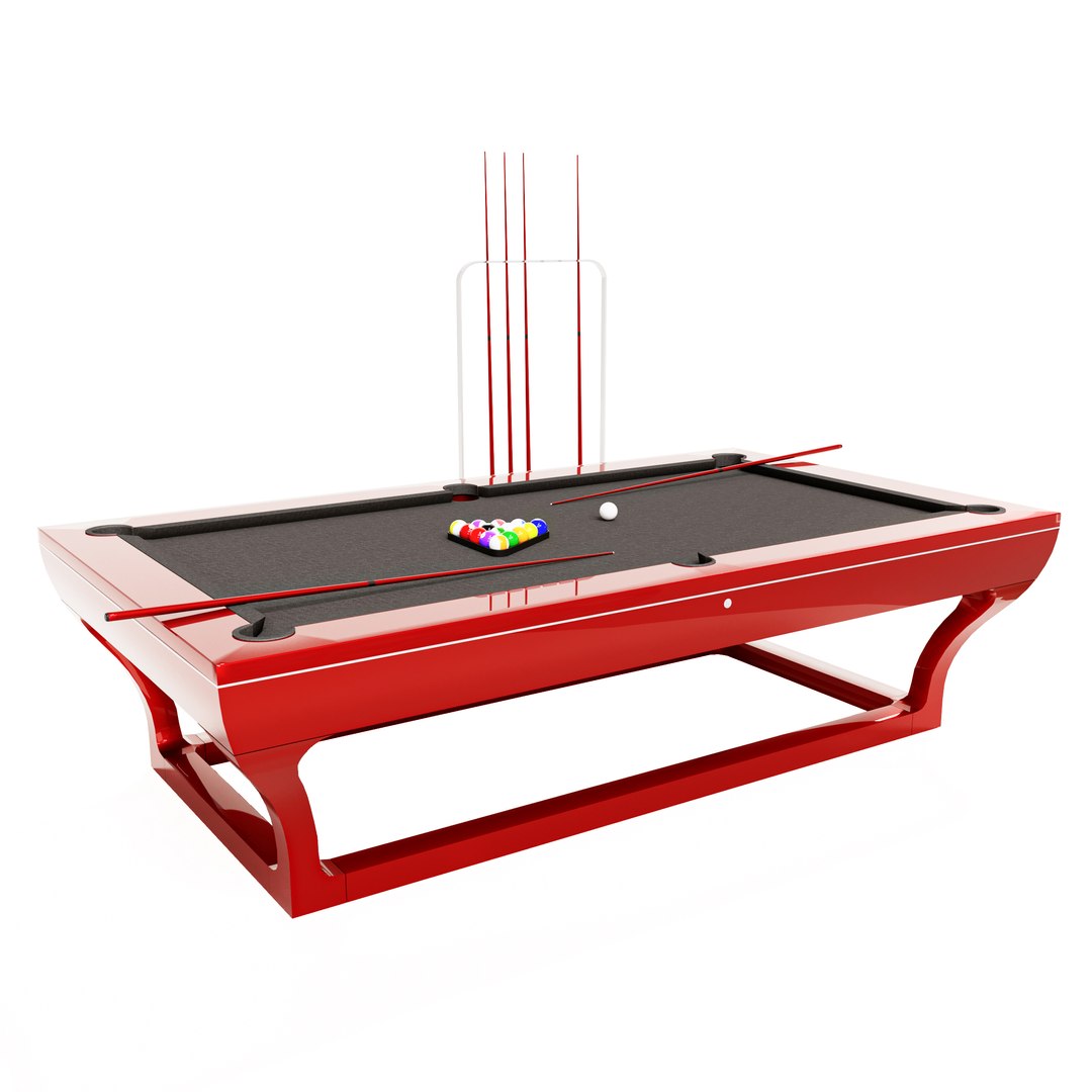 3D Model Billiard Table RACE By Hermelin Biliardi - TurboSquid 2208350