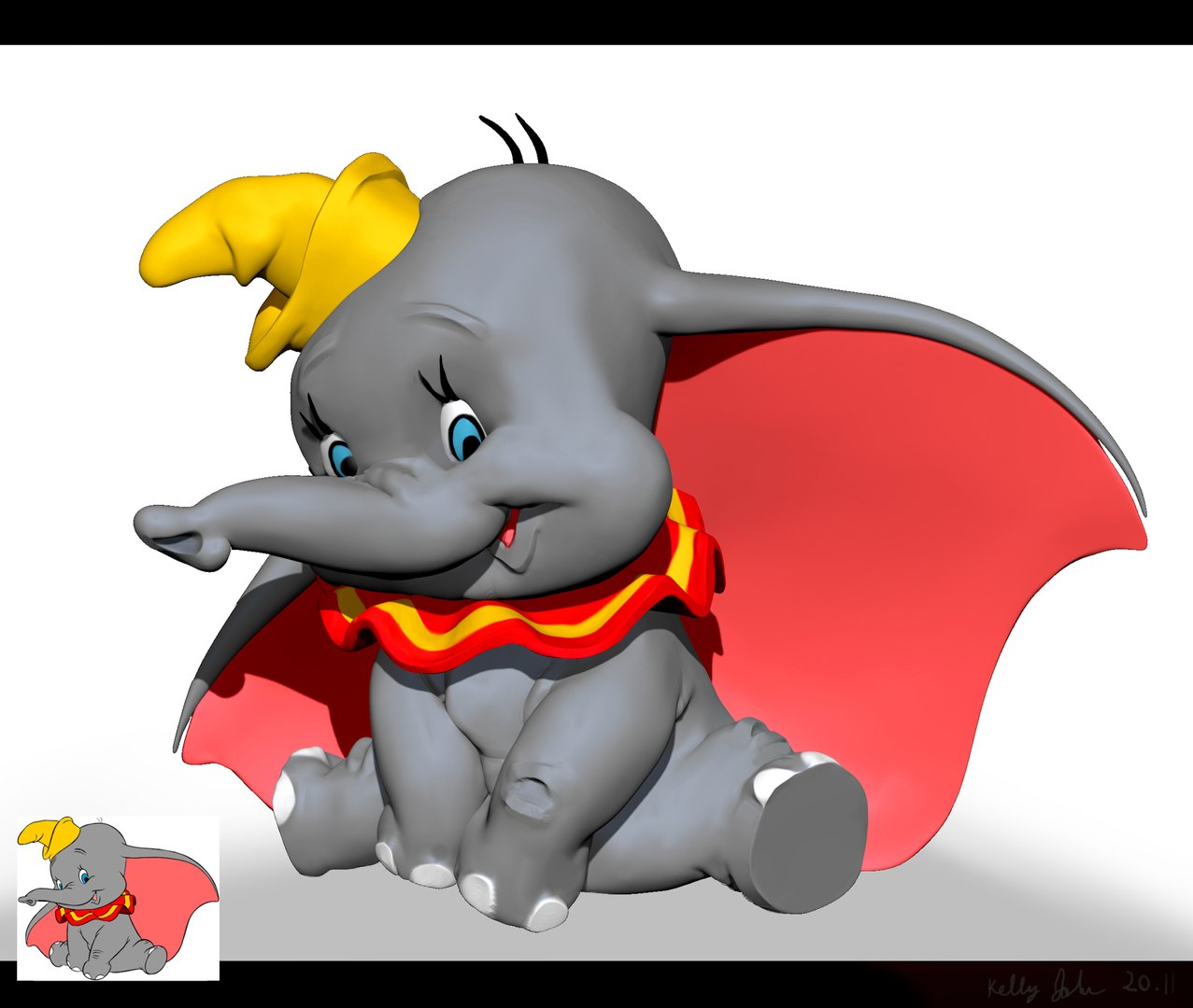 S Dumbo Character Sculpt 3D Model - TurboSquid 1663375