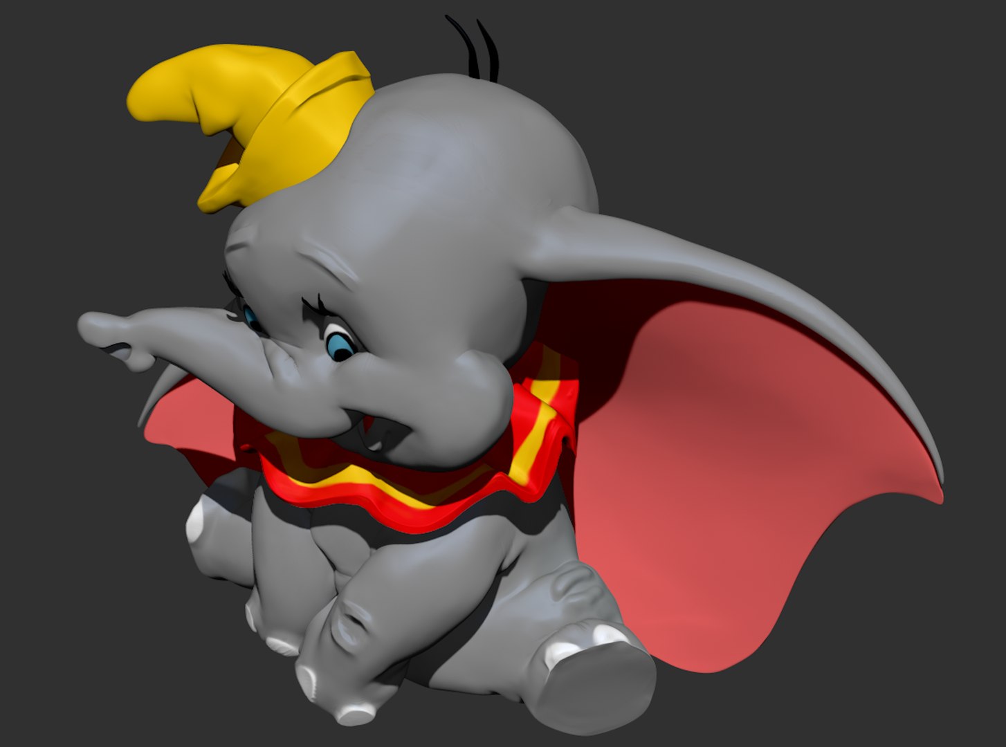S Dumbo Character Sculpt 3D Model - TurboSquid 1663375