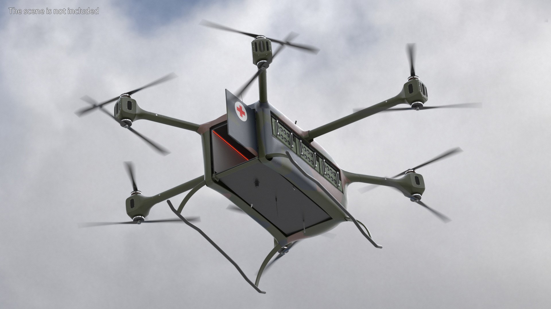 3D Tactical Medical Transport Drone - TurboSquid 2326723