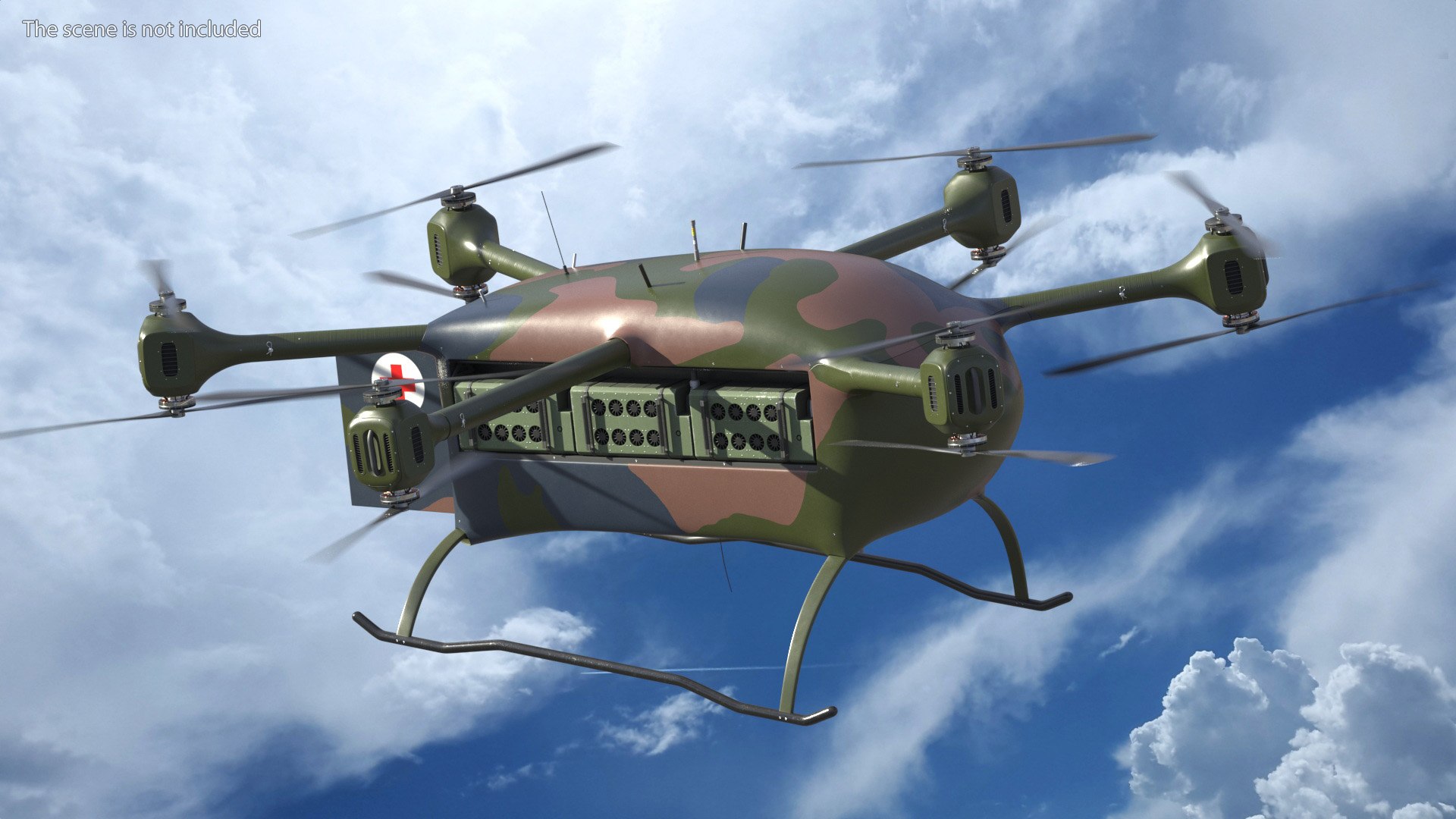 3D Tactical Medical Transport Drone - TurboSquid 2326723