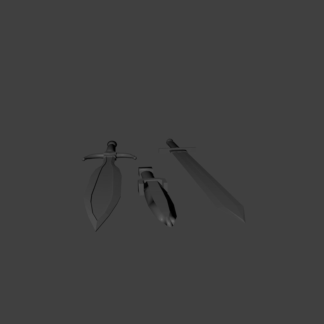 Blade Set 3d Model