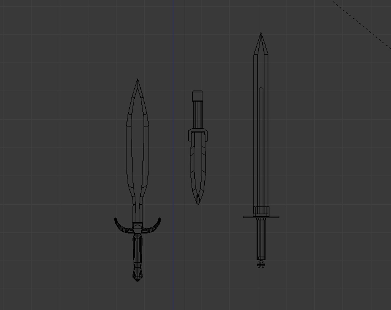 Blade Set 3d Model