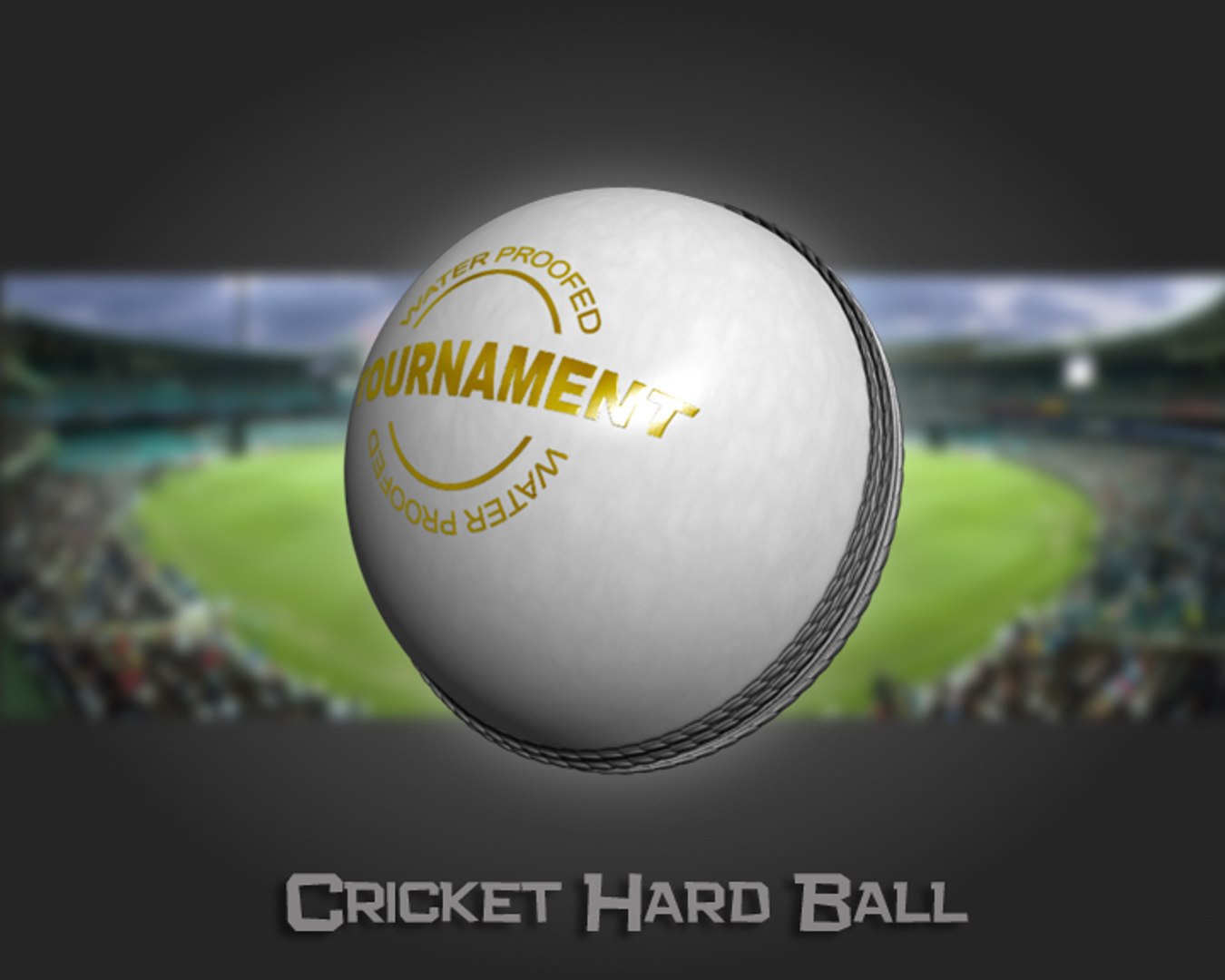 3d model cricket hard ball
