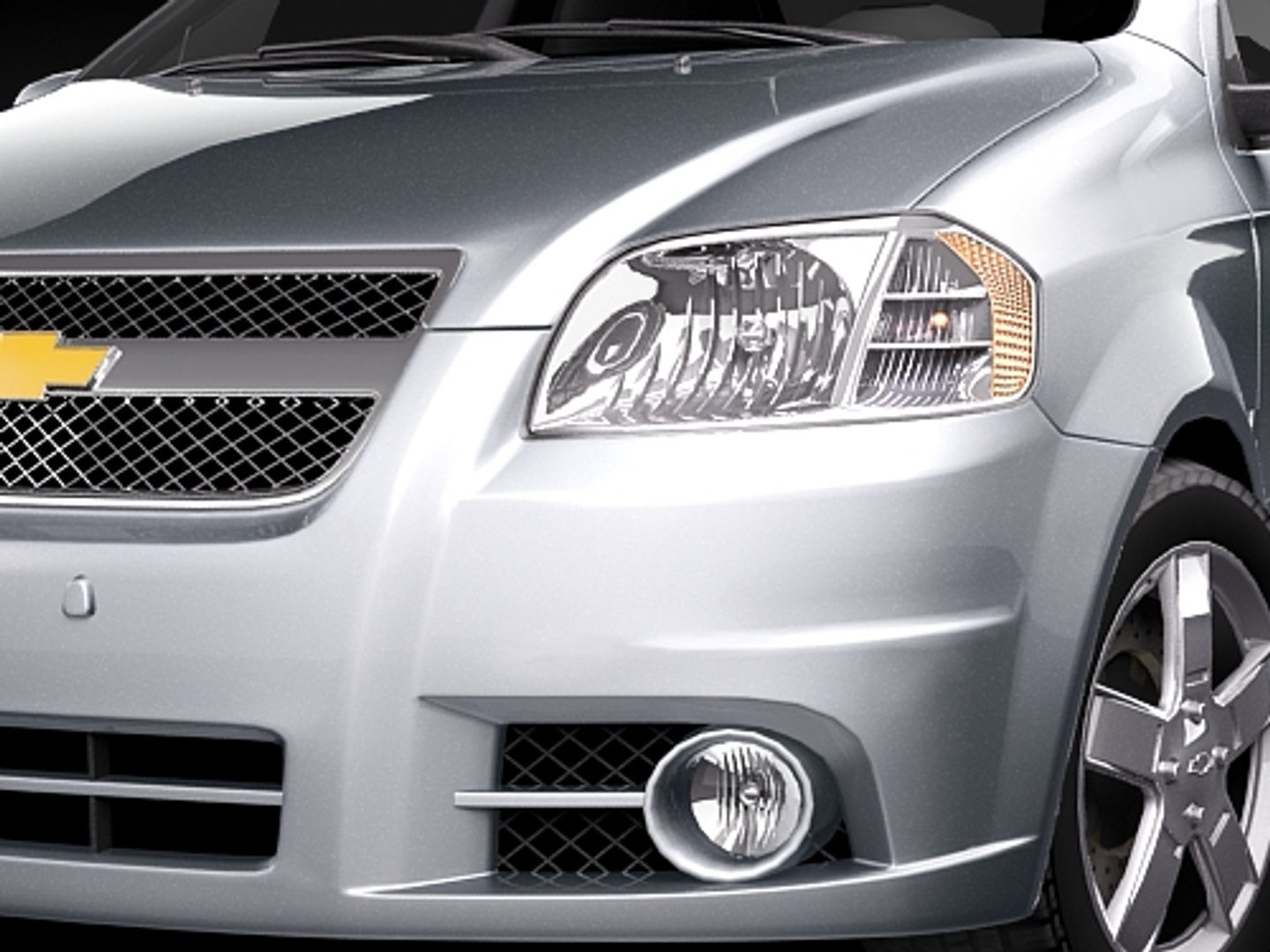 Chevrolet Aveo 3d Model