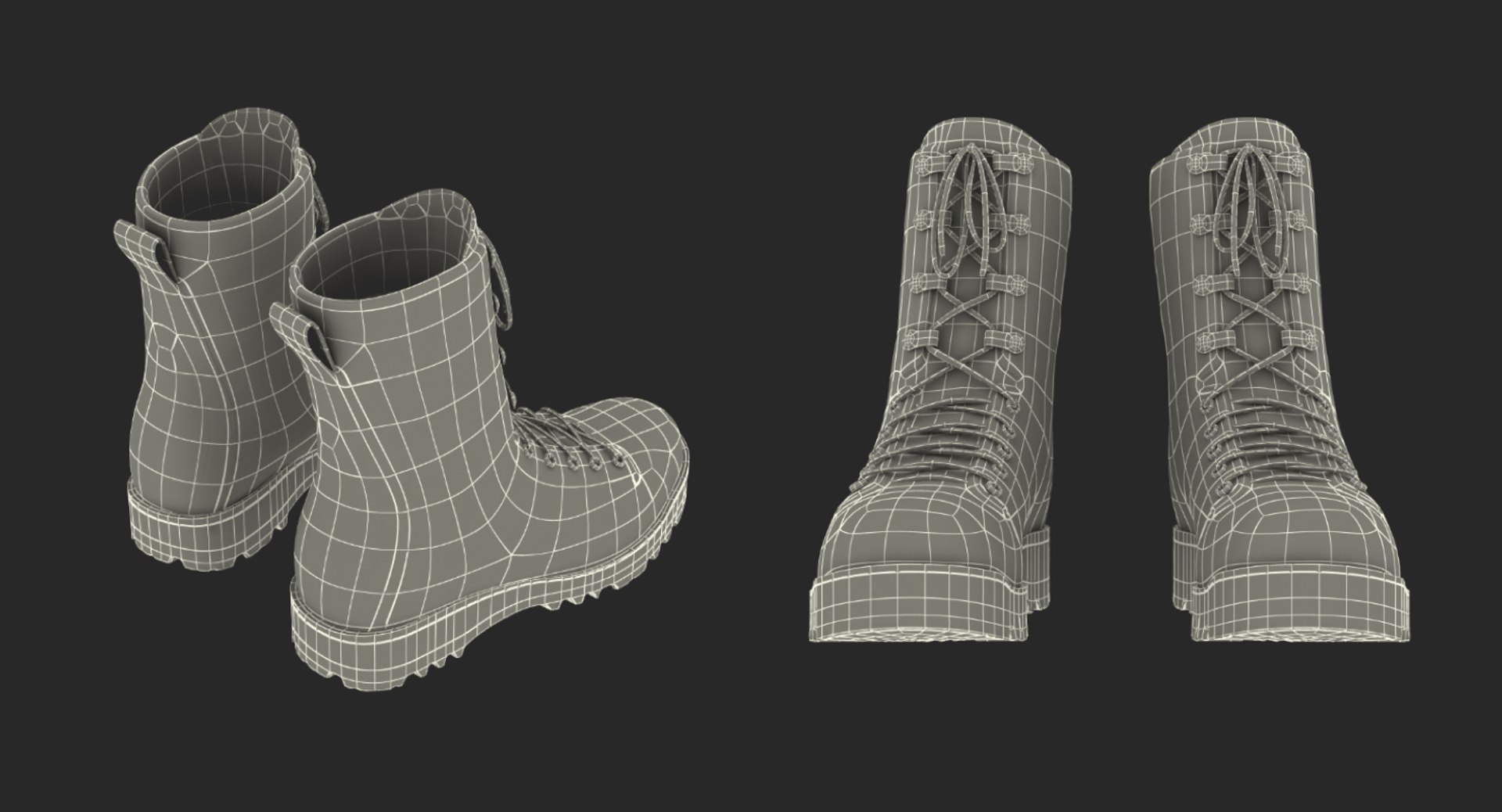 3D Army Military Acu Boots - TurboSquid 1417942