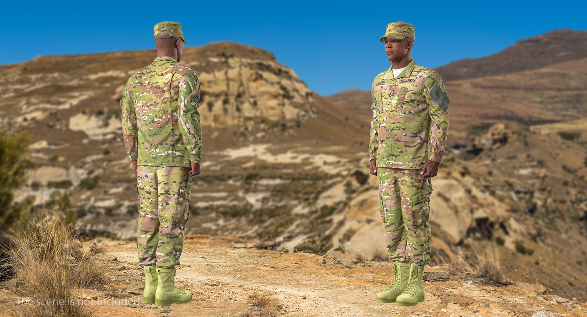 3D Army Military Acu Boots - TurboSquid 1417942