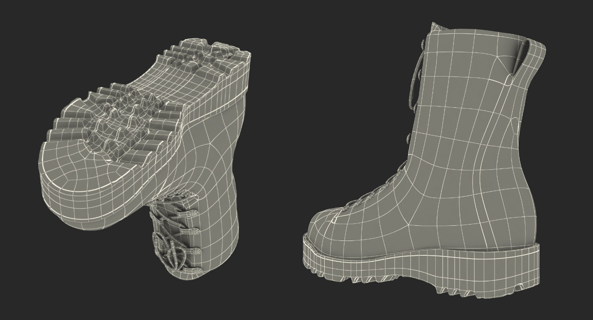 3D Army Military Acu Boots - TurboSquid 1417942
