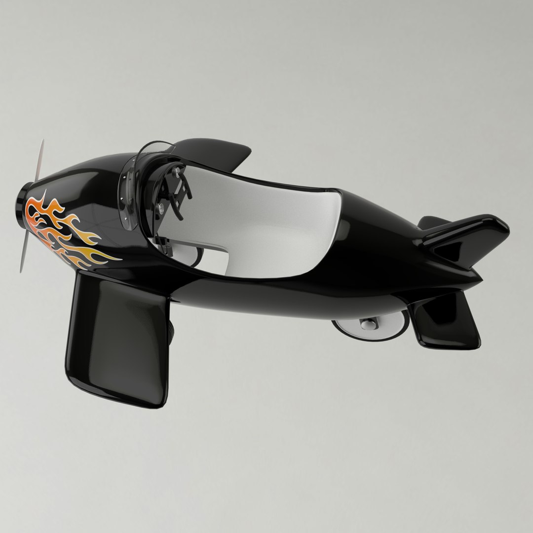 3d Model Plane Cycle