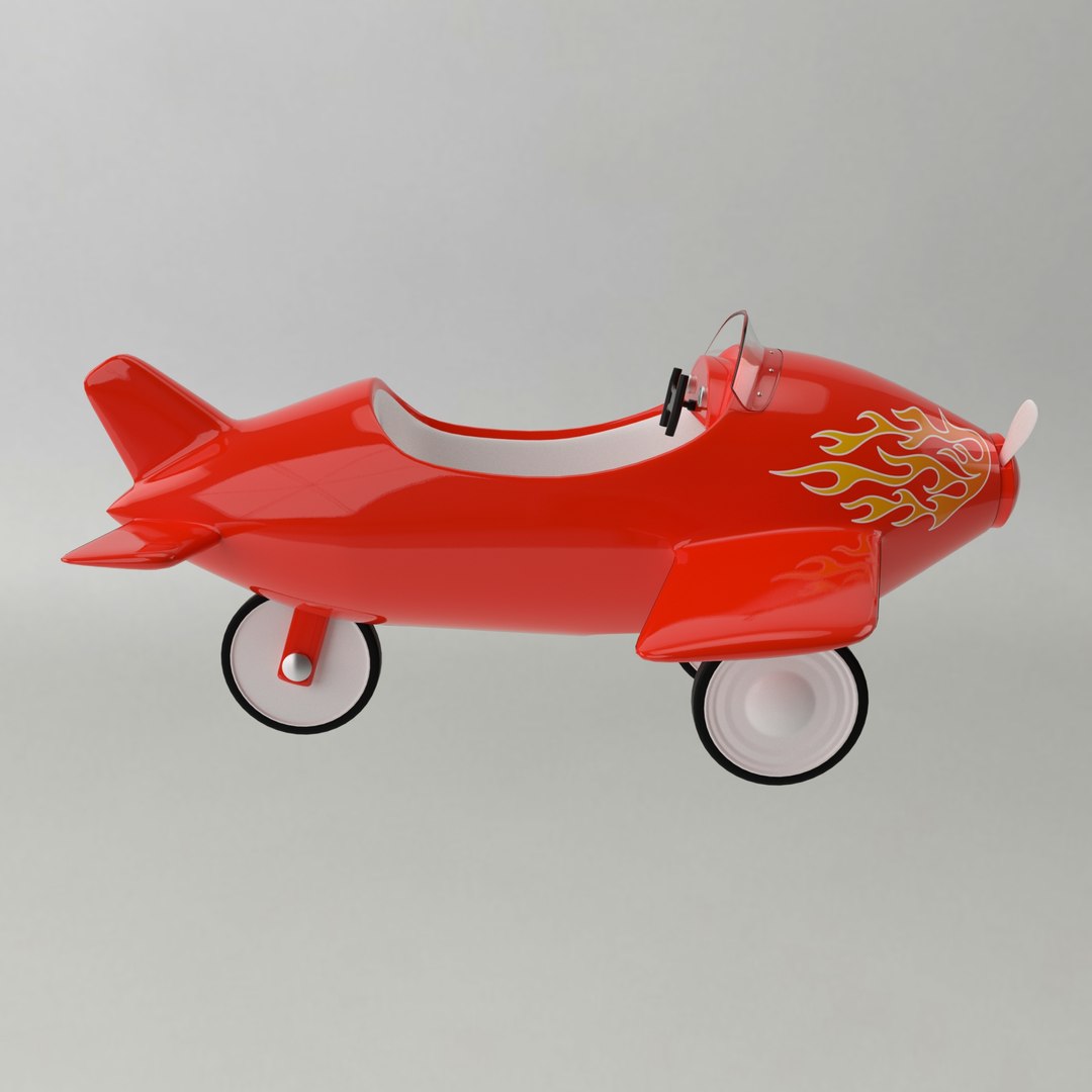 3d Model Plane Cycle