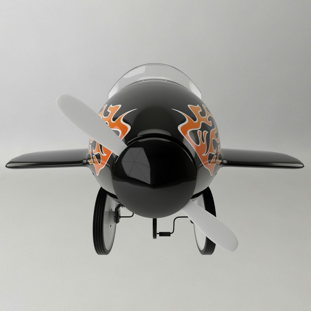 3d Model Plane Cycle