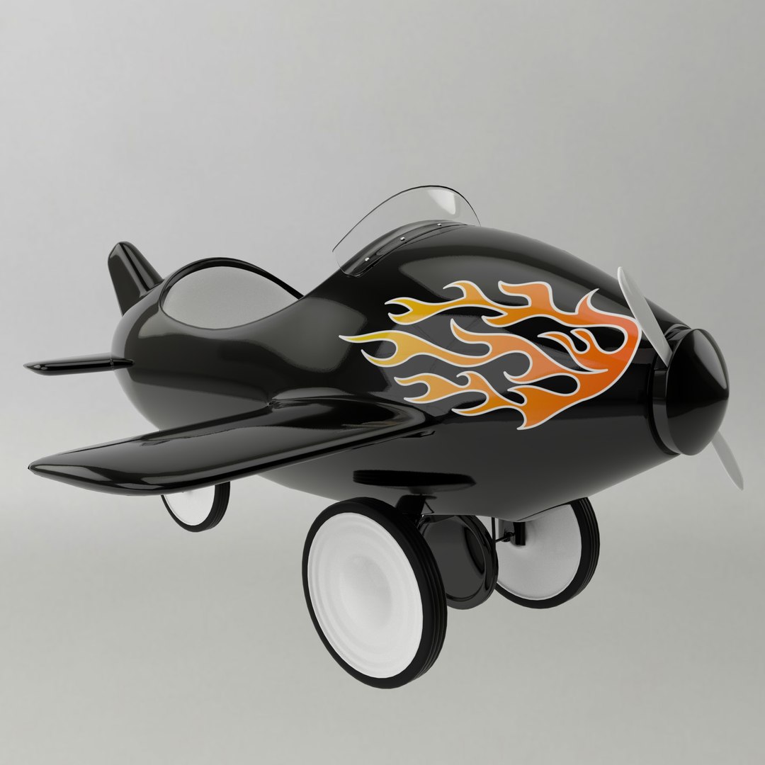 3d Model Plane Cycle