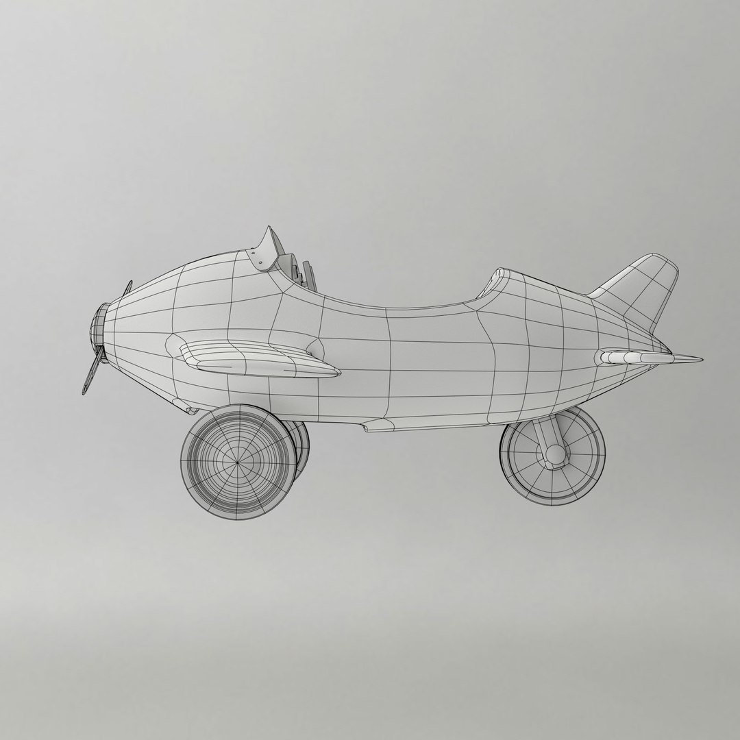 3d Model Plane Cycle