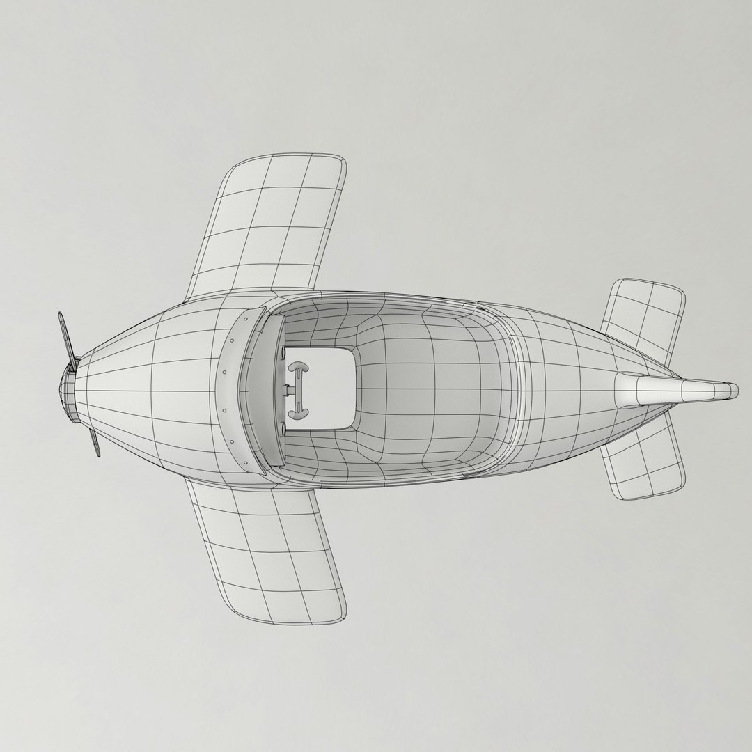 3d Model Plane Cycle