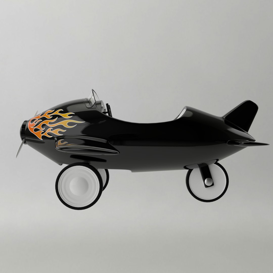 3d Model Plane Cycle