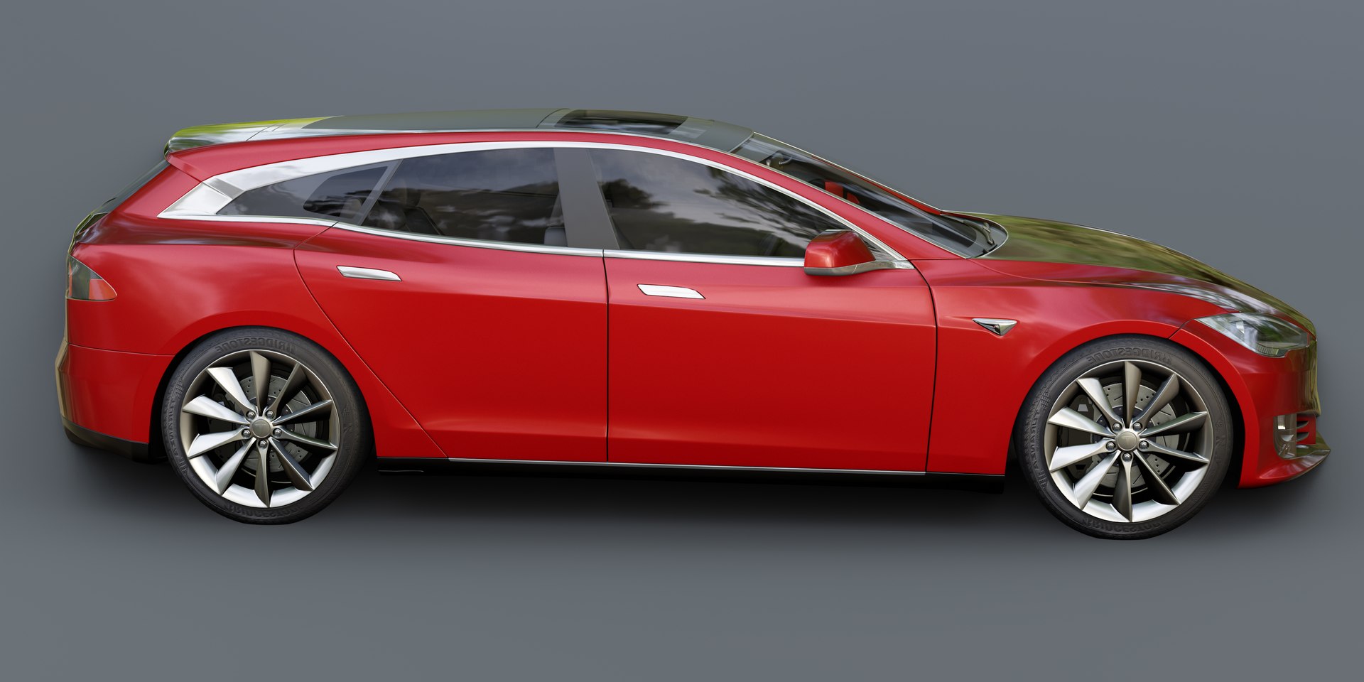 Tesla Model S Shooting Brake 2019 3D - TurboSquid 2179101