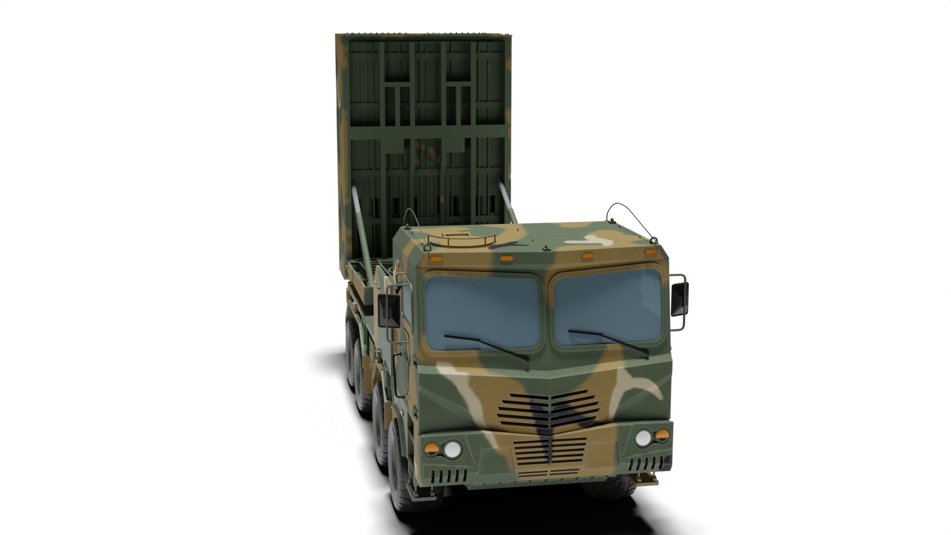 Korean Army Multiple Rocket Launcher K-239 3D - TurboSquid 2189209