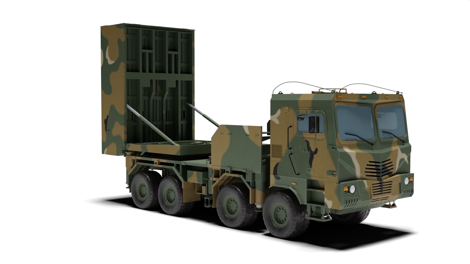 Korean Army Multiple Rocket Launcher K-239 3D - TurboSquid 2189209
