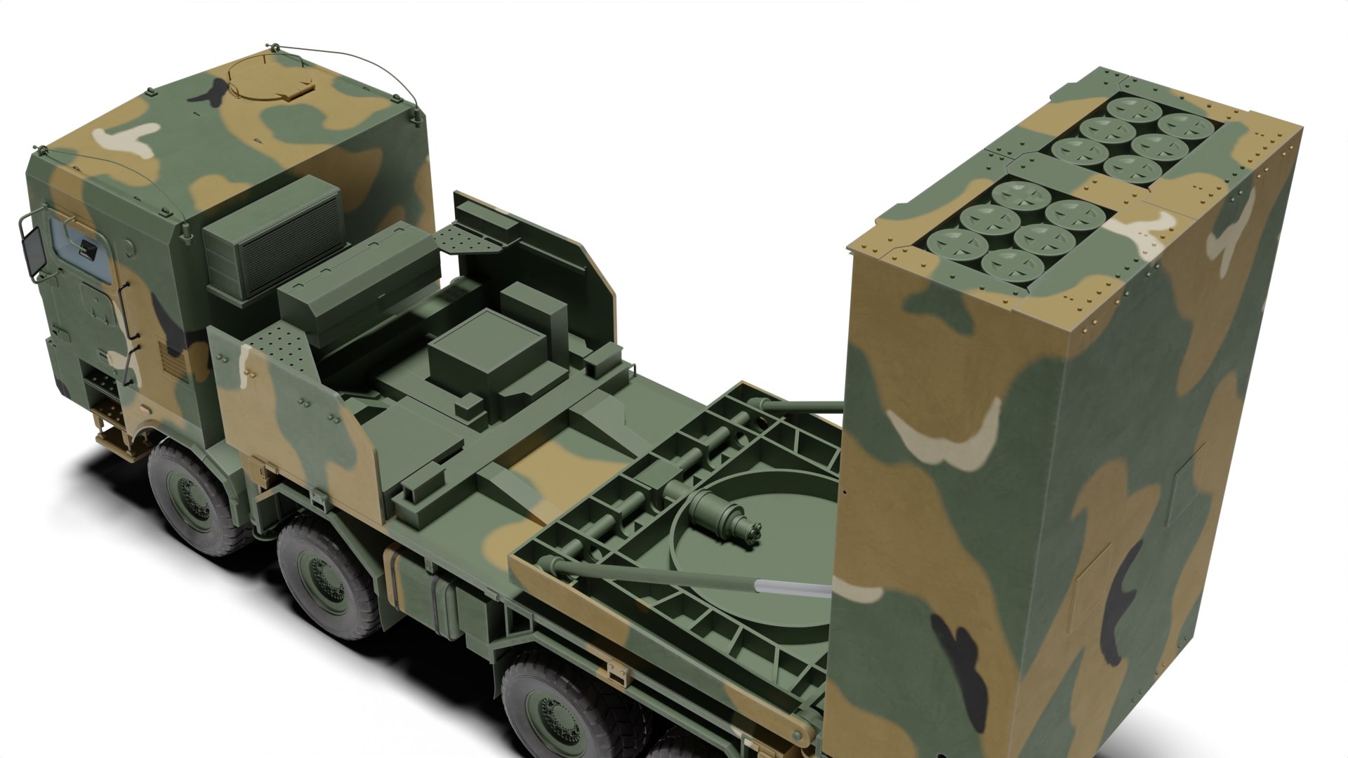 Korean Army Multiple Rocket Launcher K-239 3D - TurboSquid 2189209
