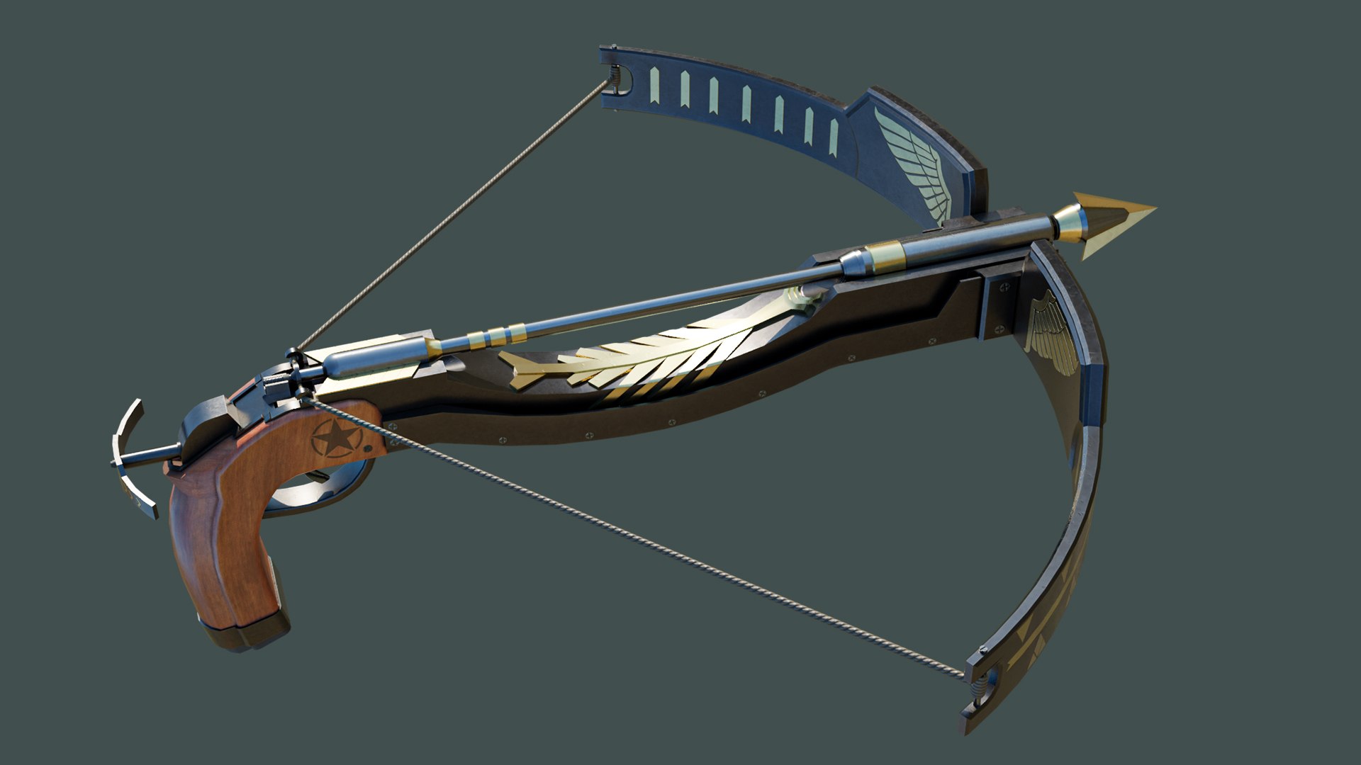 Crossbow Gun Arrow Shooter 3D - TurboSquid 1809398