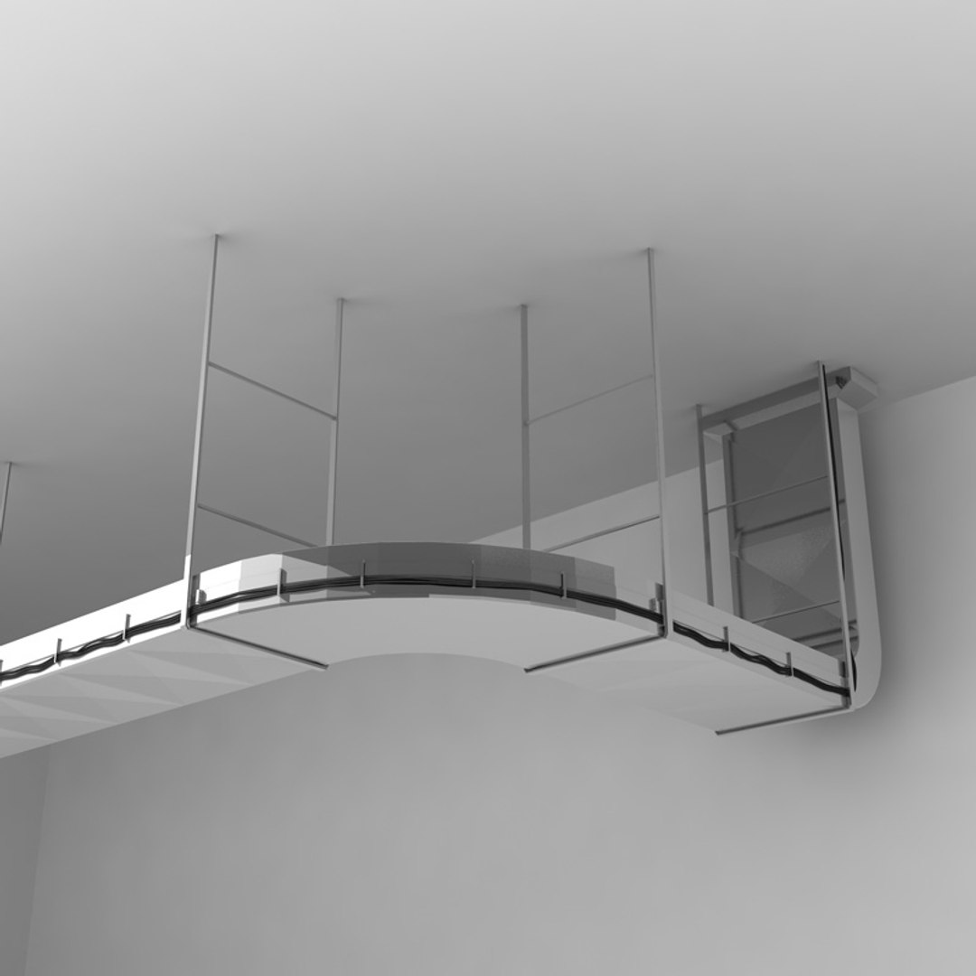 Aluminium Vent Shaft Interior 3d Model