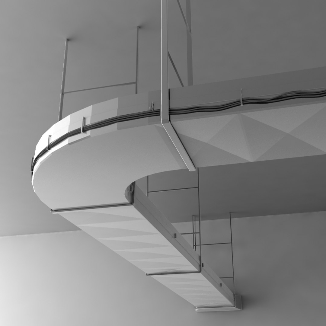 Aluminium Vent Shaft Interior 3d Model