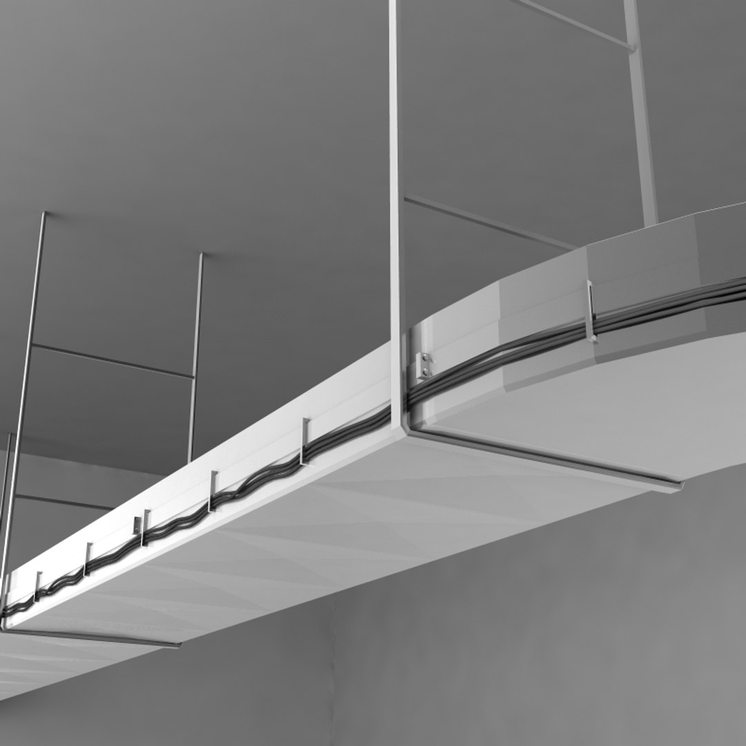 Aluminium Vent Shaft Interior 3d Model