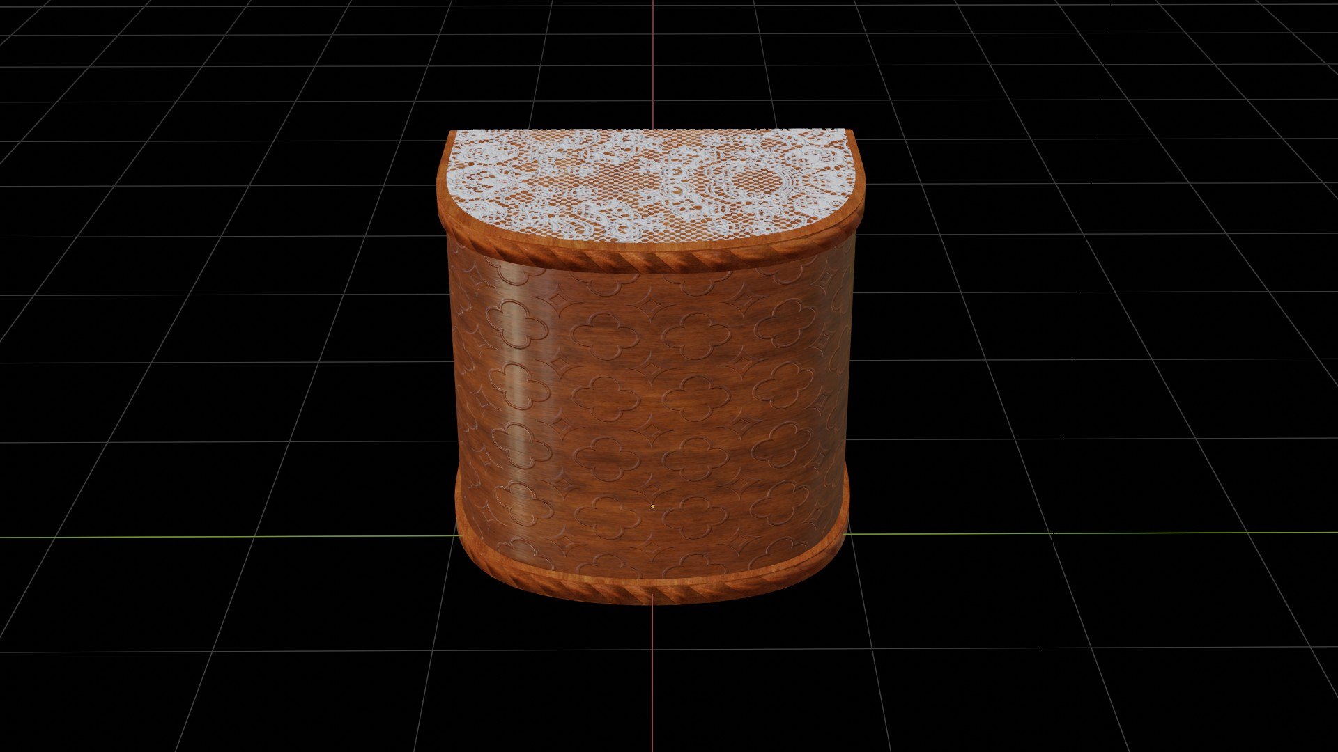 Wooden Engraved Angular Table With Classic Lace 3D Model - TurboSquid ...