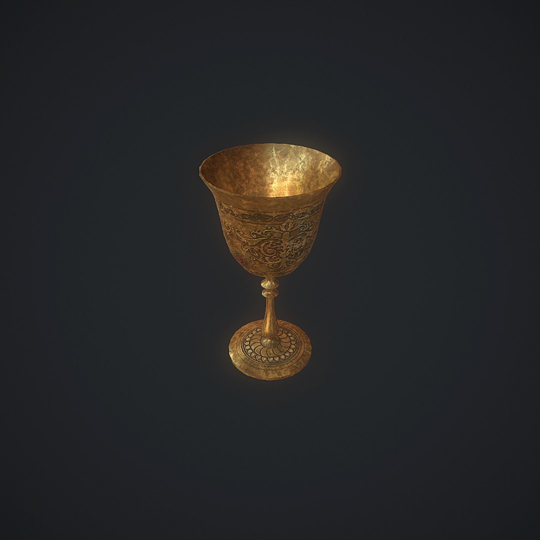 3D Goblet Pbr - TurboSquid 1168633