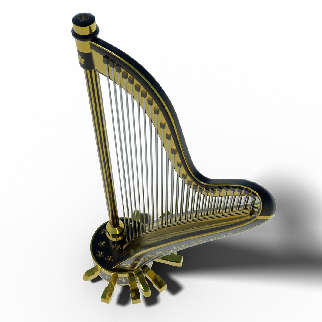 Harp model - TurboSquid 2108382