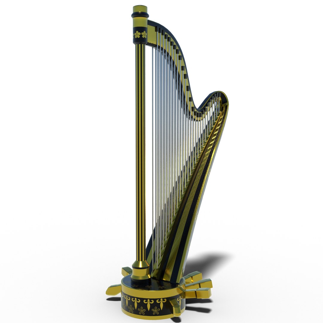 Harp model - TurboSquid 2108382