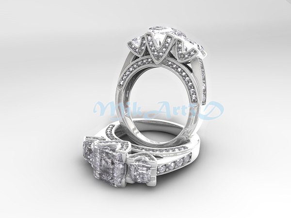 3d model ring jewelry jewel